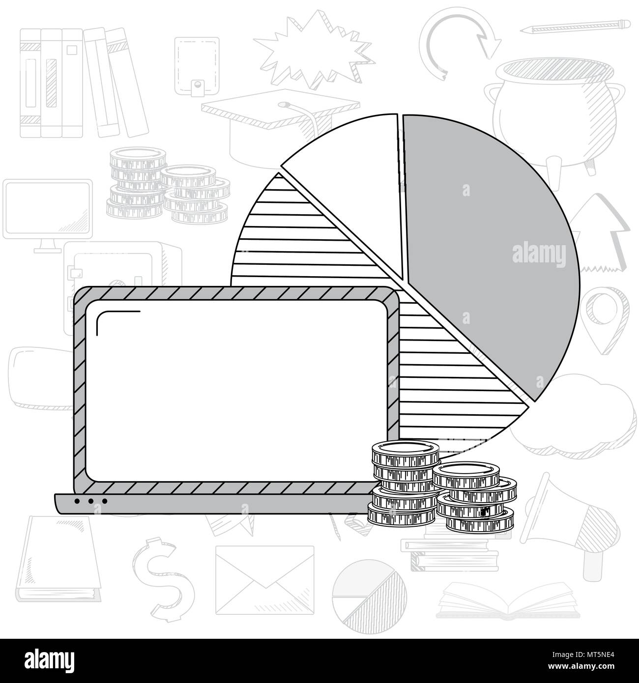 Hand draw business concept Stock Vector Image & Art - Alamy