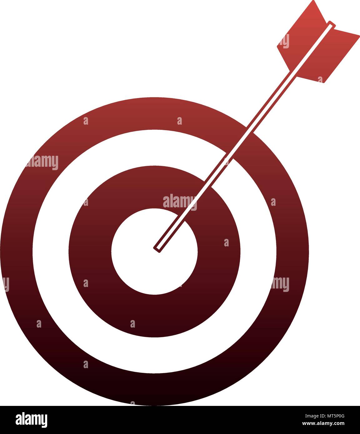 Target dartboard symbol red lines Stock Vector Image & Art - Alamy