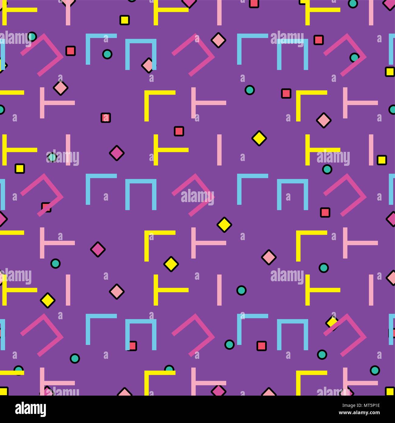 Memphis patterns hi-res stock photography and images - Alamy