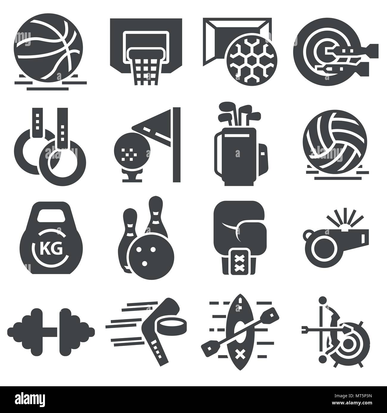 Fitness and Sport vector icons for web and mobile Stock Vector Image & Art - Alamy