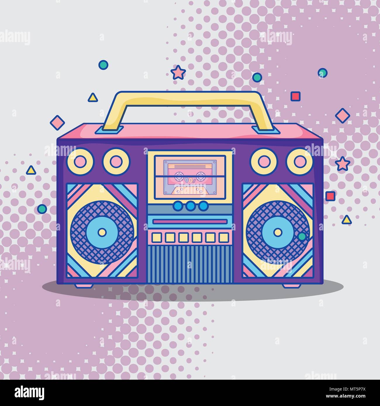 Pop art 1990s cartoons Stock Vector Image & Art - Alamy