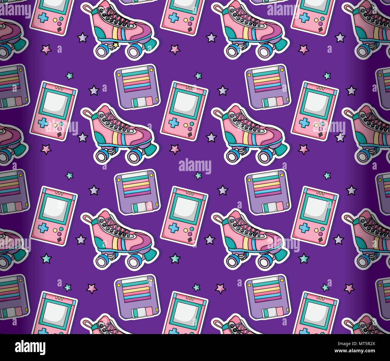 90s background cartoons Stock Vector Image & Art - Alamy