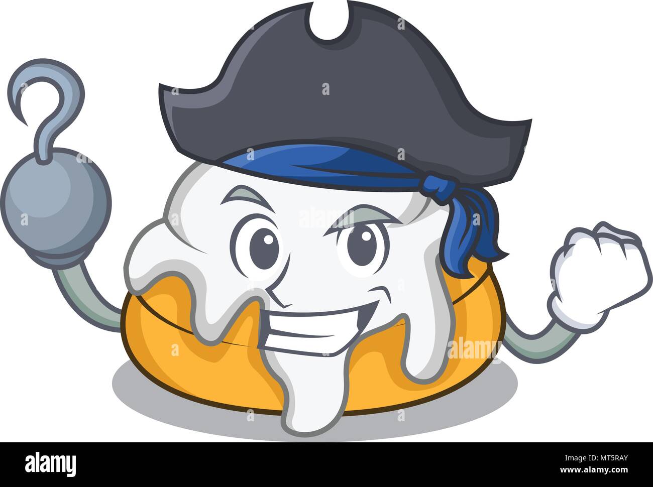 Pirate cinnamon roll character cartoon Stock Vector Image & Art - Alamy