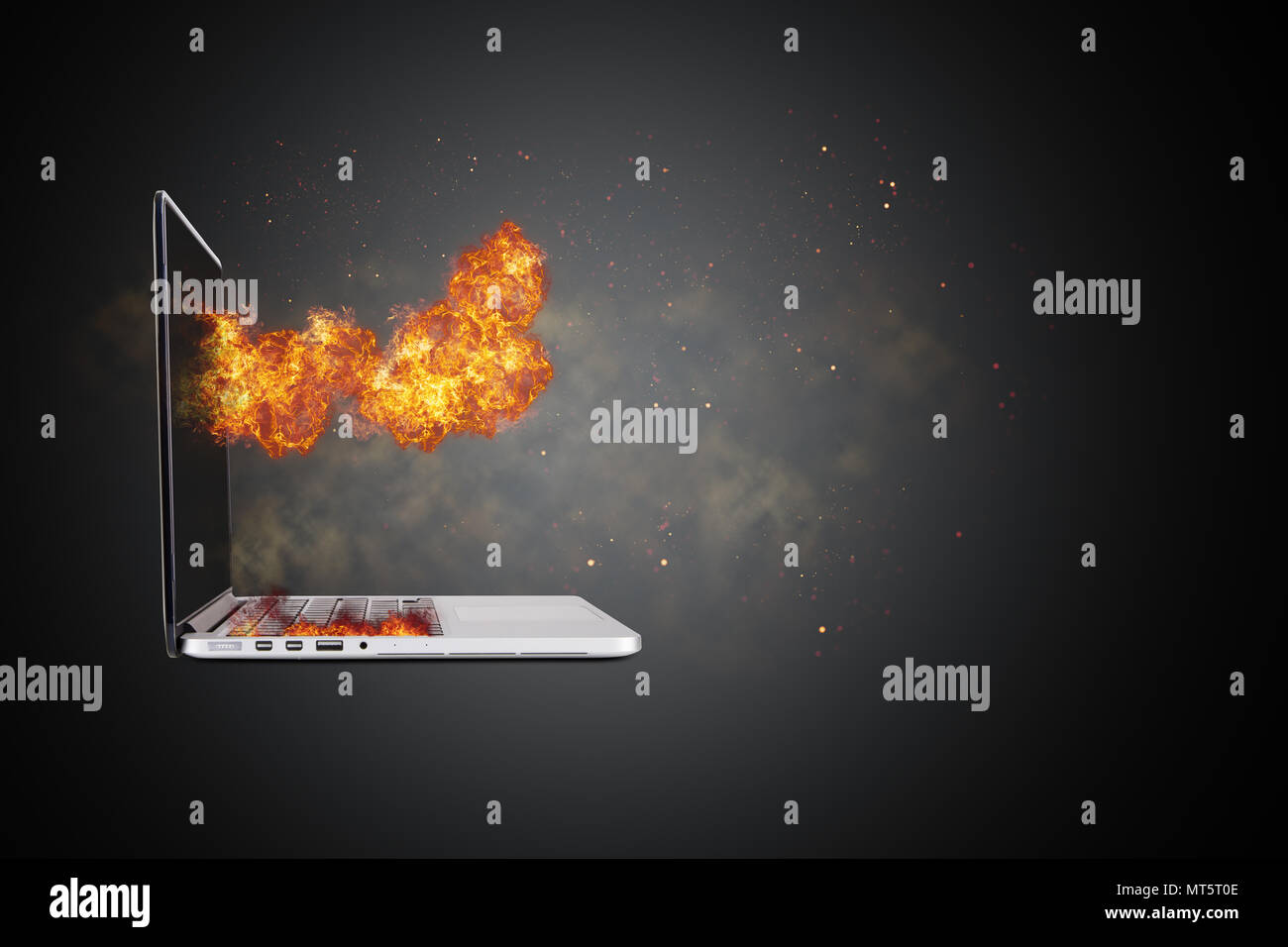 Exploding Computer Screen High Resolution Stock Photography and Images ...