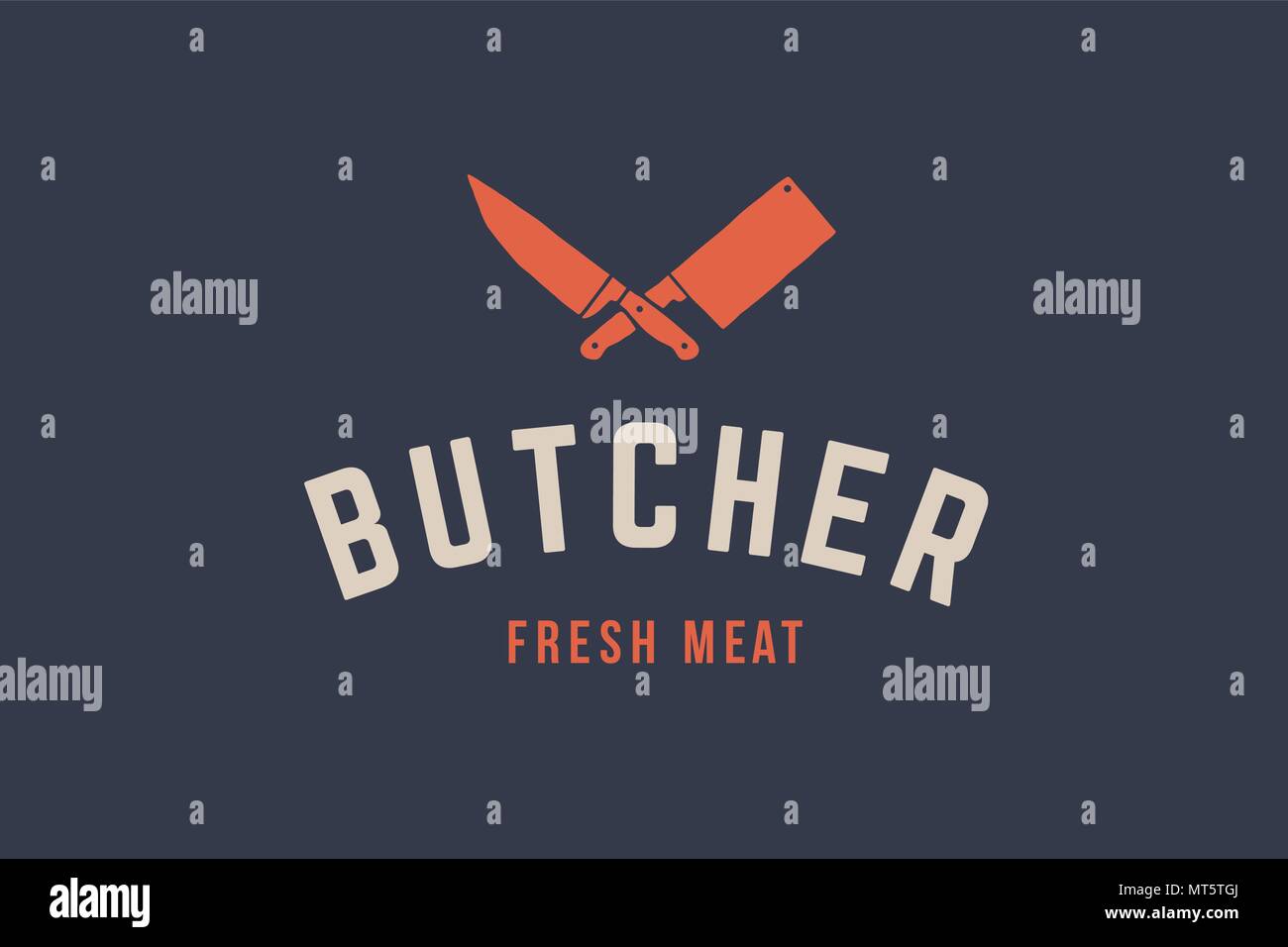 Label for Butchery meat Stock Vector Image & Art - Alamy