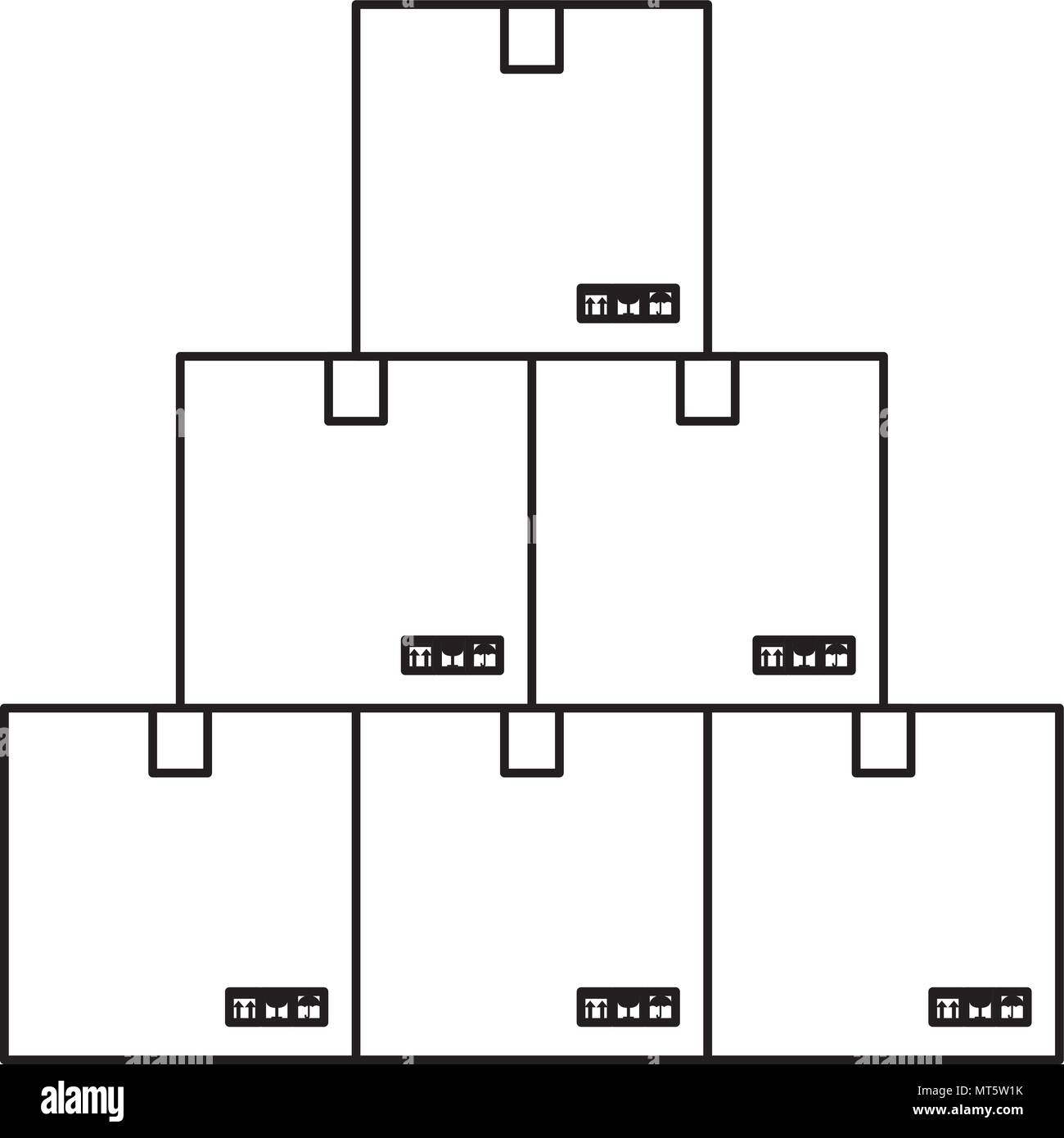 Empty packages Black and White Stock Photos & Images - Alamy