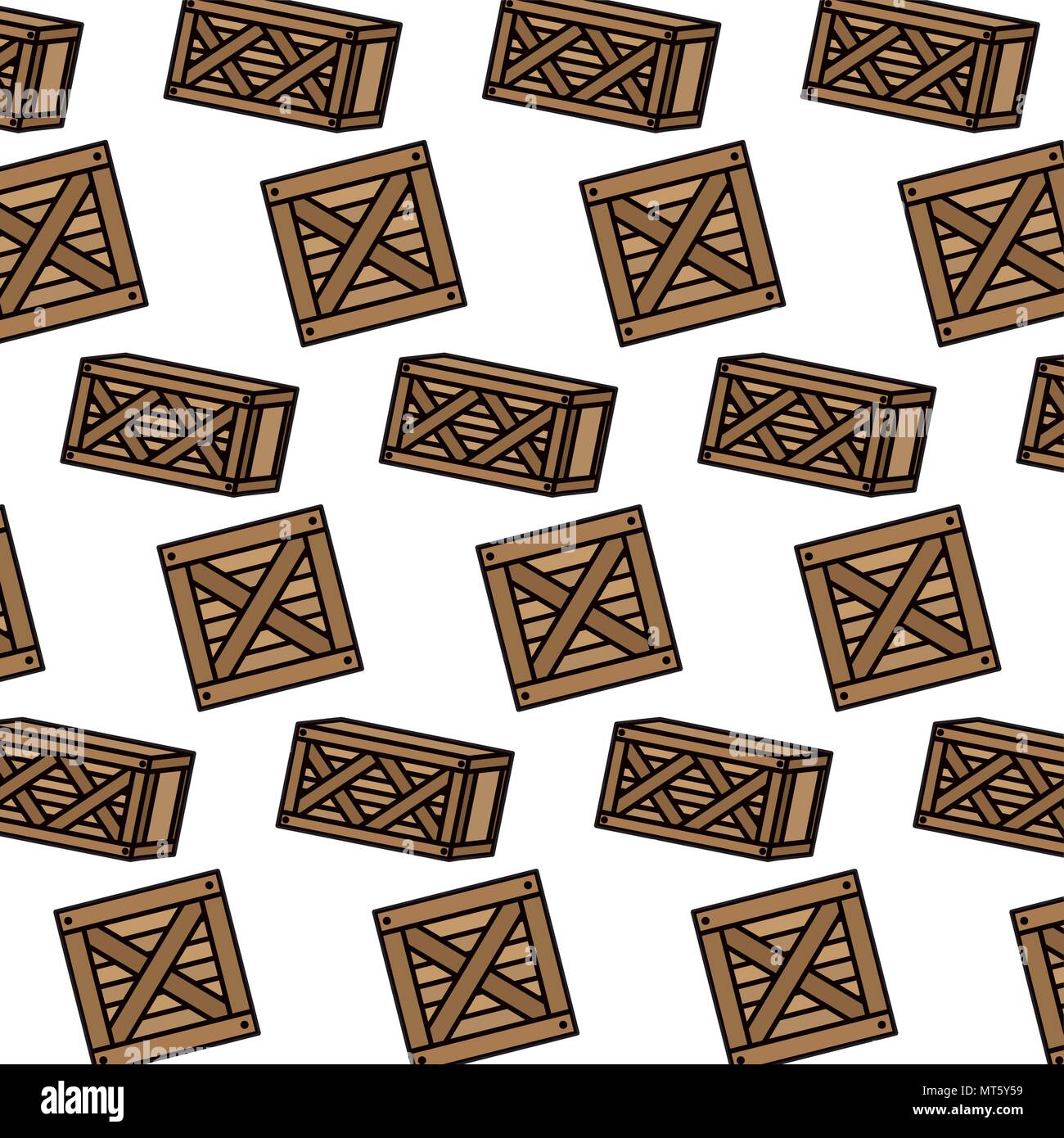 color delivery wood boxes packages background Stock Vector Image & Art ...