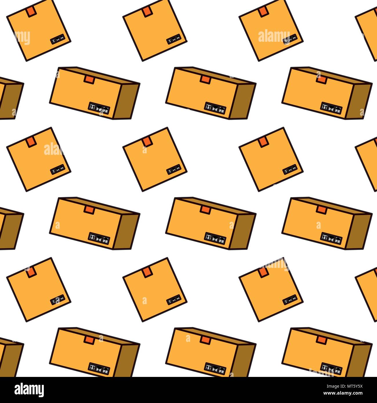 color boxes product delivery packages background Stock Vector Image ...