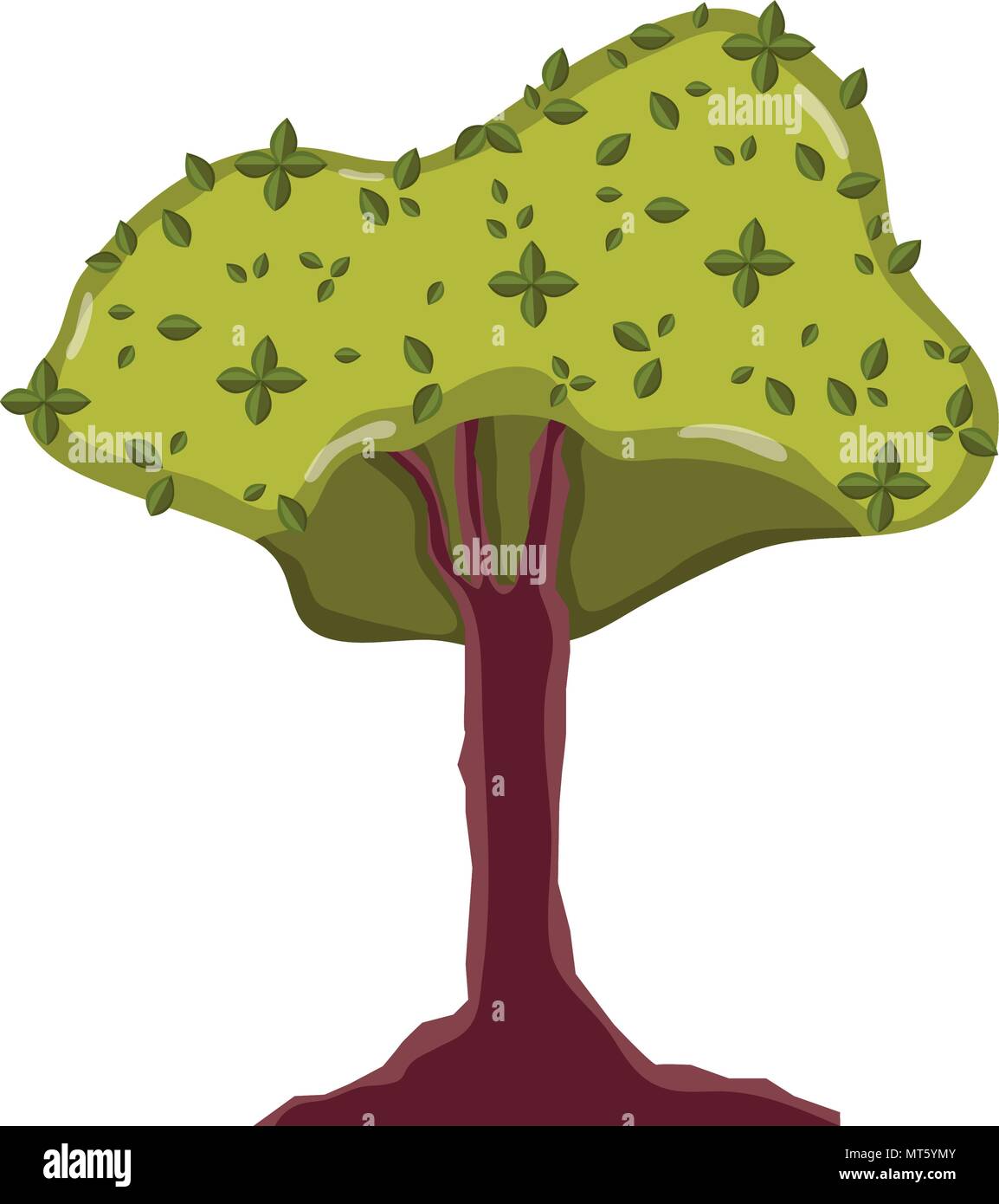 nature exotic tree stalk botanic Stock Vector Image & Art - Alamy