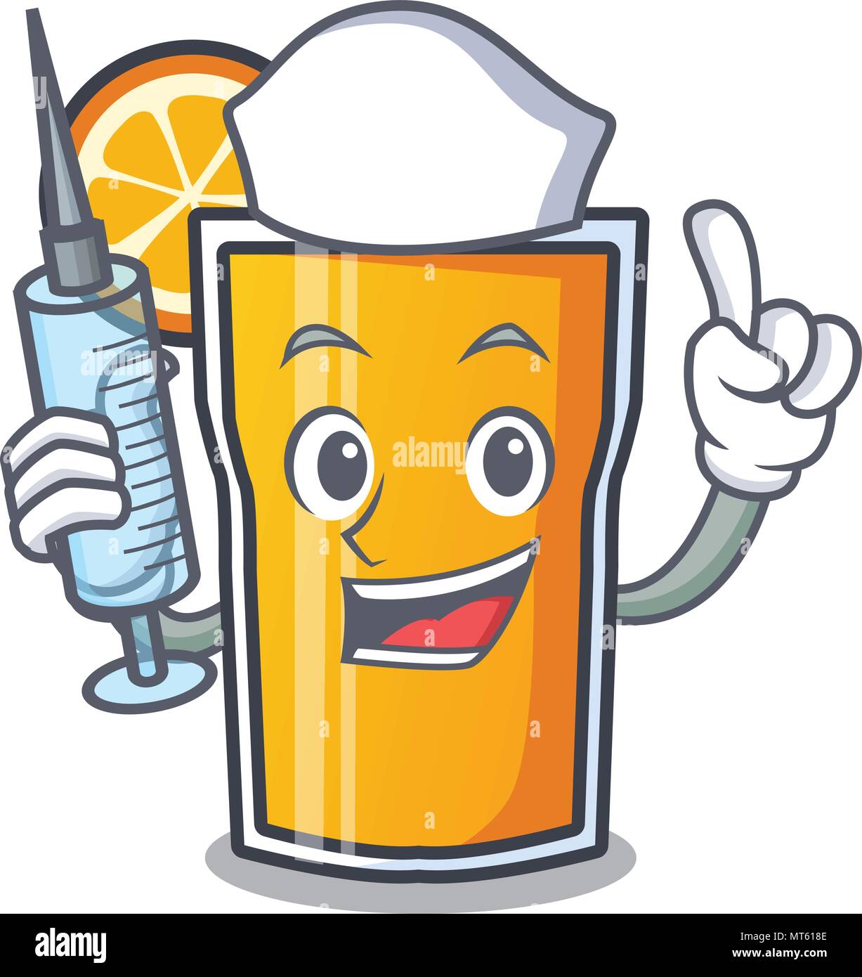 Orange with injection Stock Vector Images - Alamy