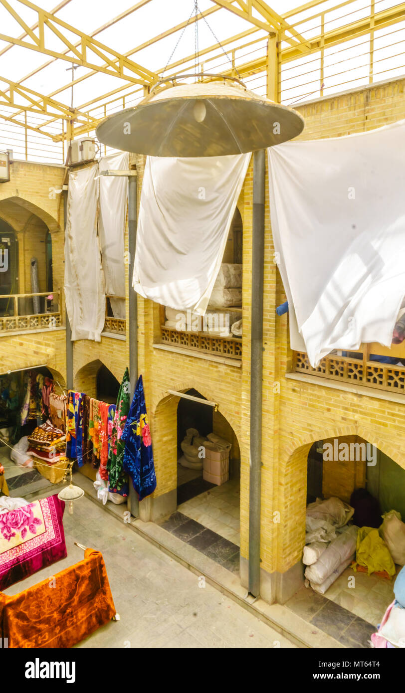 View on traditional bazar of Isfahan in Iran Stock Photo - Alamy