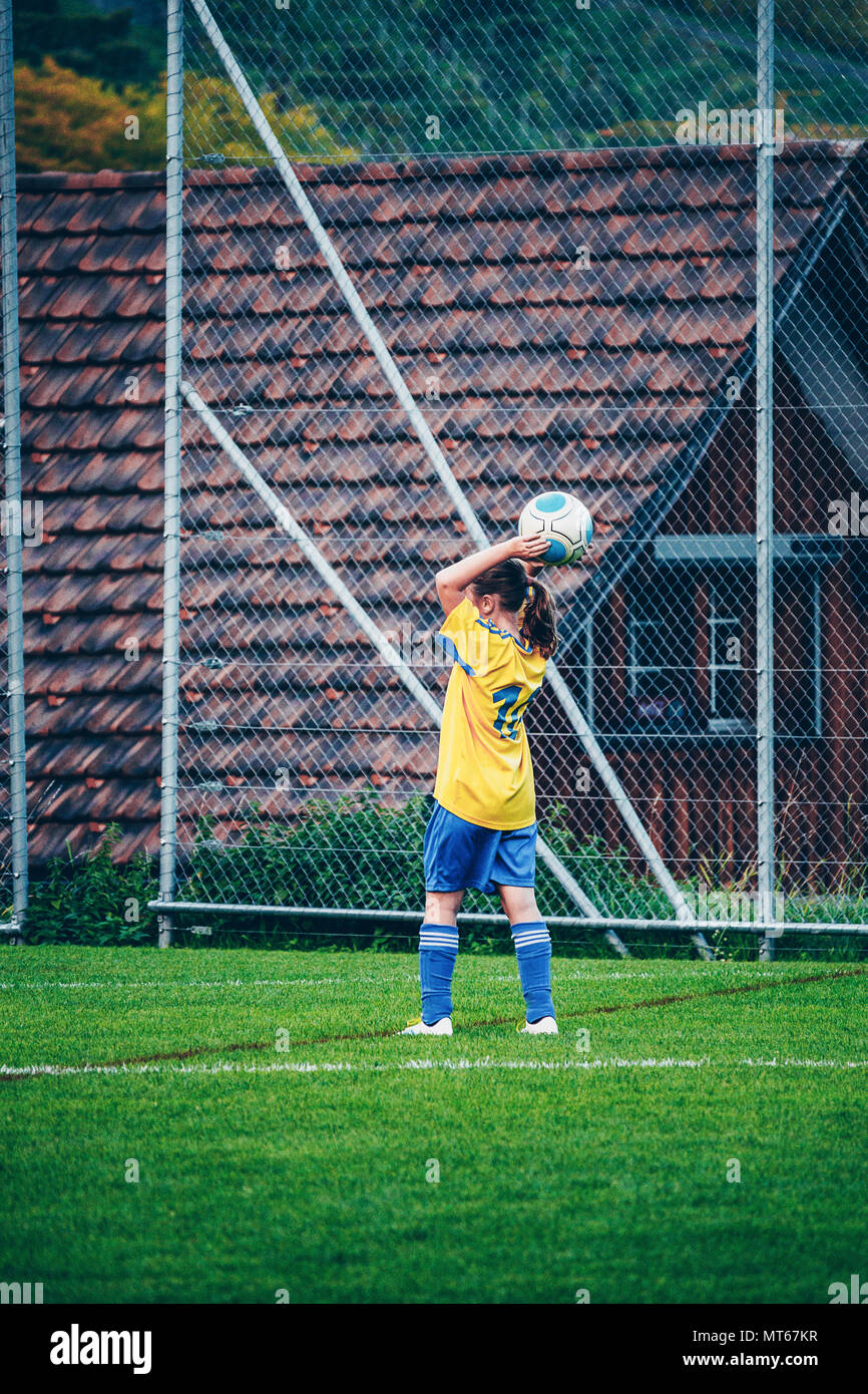 Girl Throwing Uniform High Resolution Stock Photography and Images - Alamy