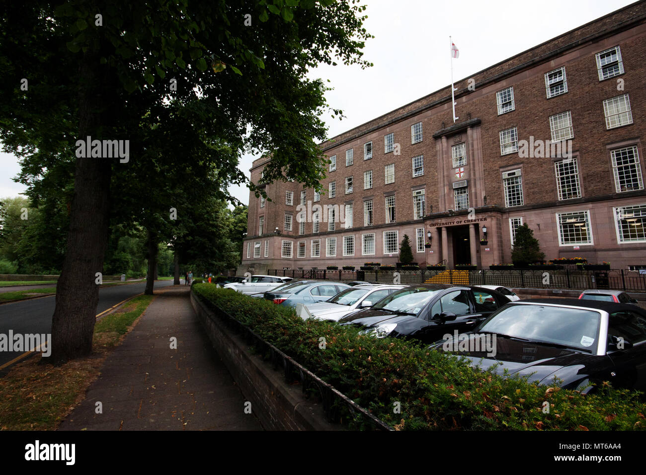 Entrance of the University of Chester, Riverside Campus in Chester ...