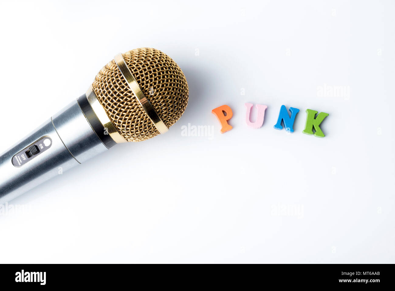 Microphone and punk hi-res stock photography and images - Alamy