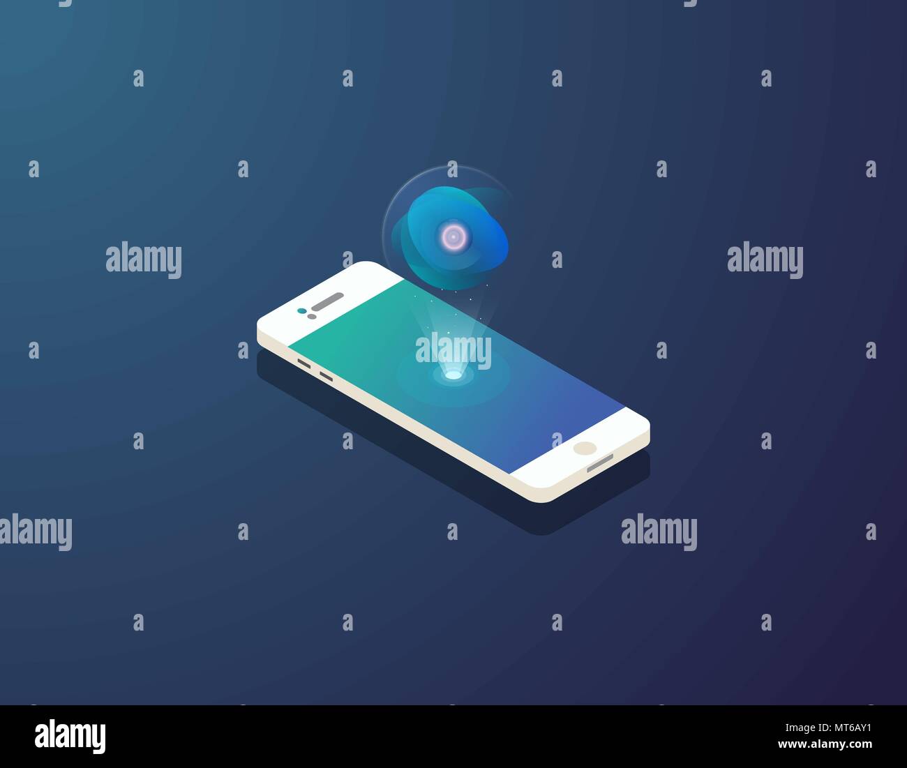 Mobile isometric phone Stock Vector Image & Art - Alamy