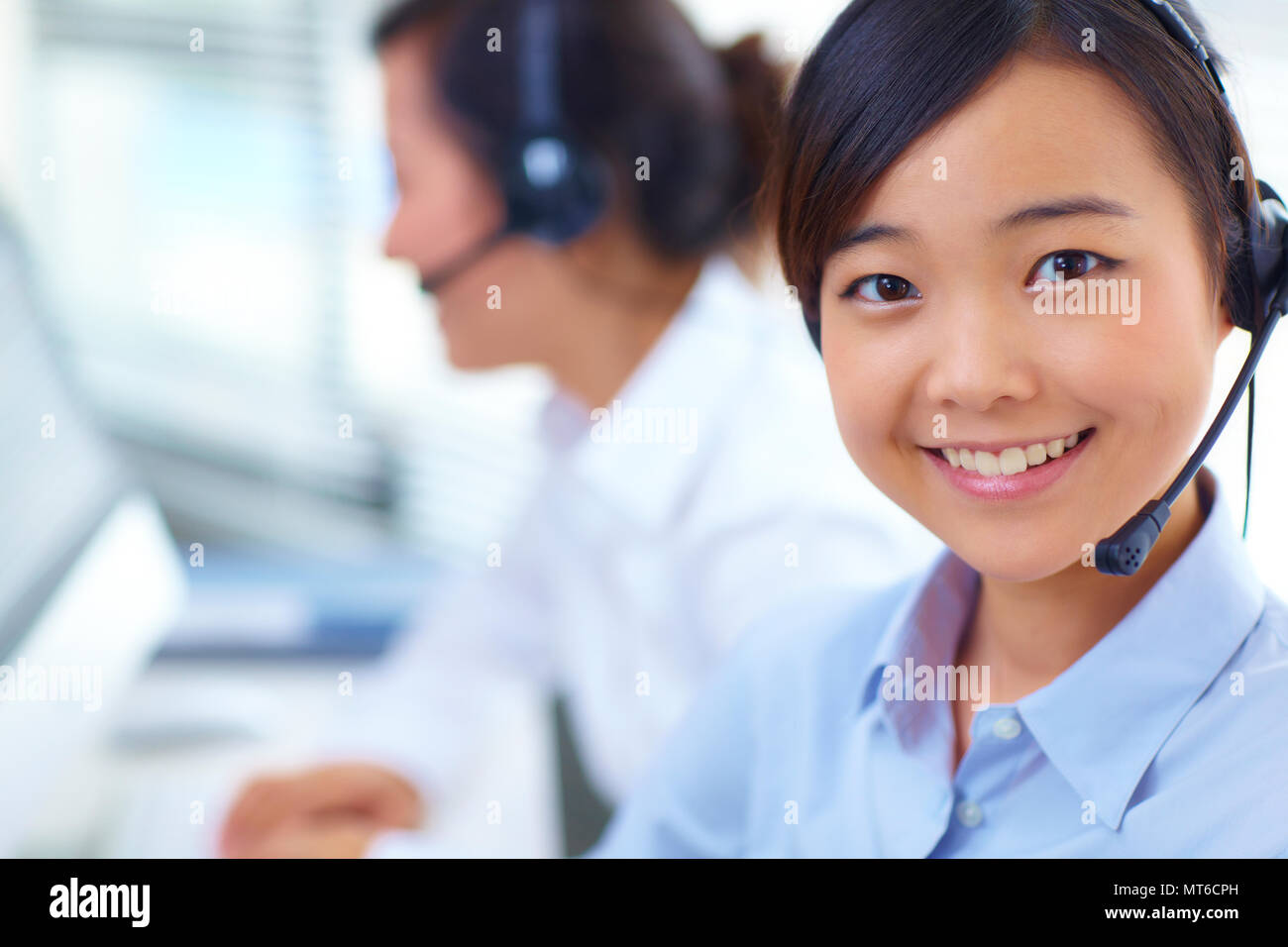 Asian Girl Call Center High Resolution Stock Photography and Images - Alamy