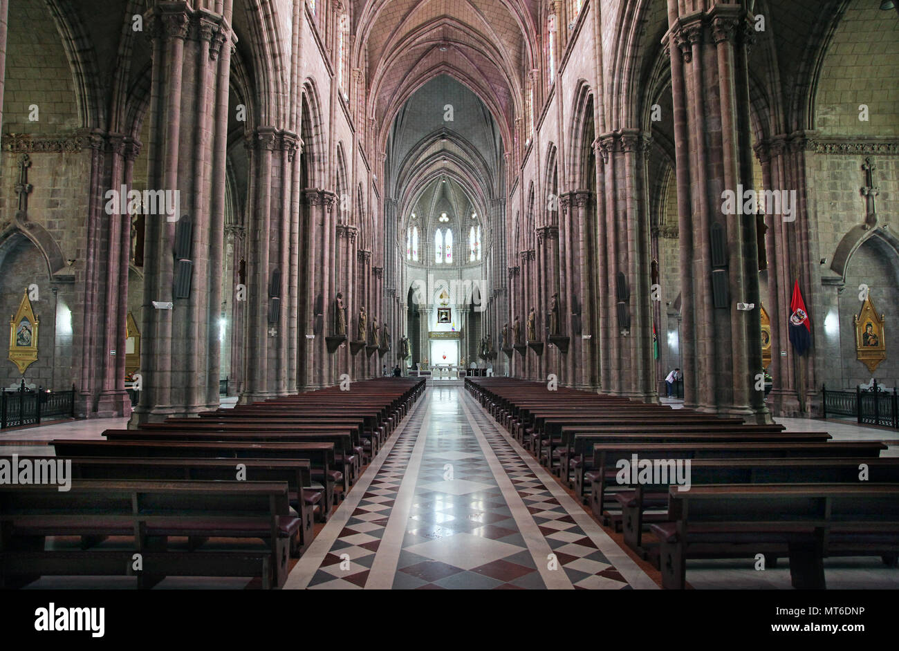 The Basilica of the National Vow Basílica del Voto Nacional.Roman ...