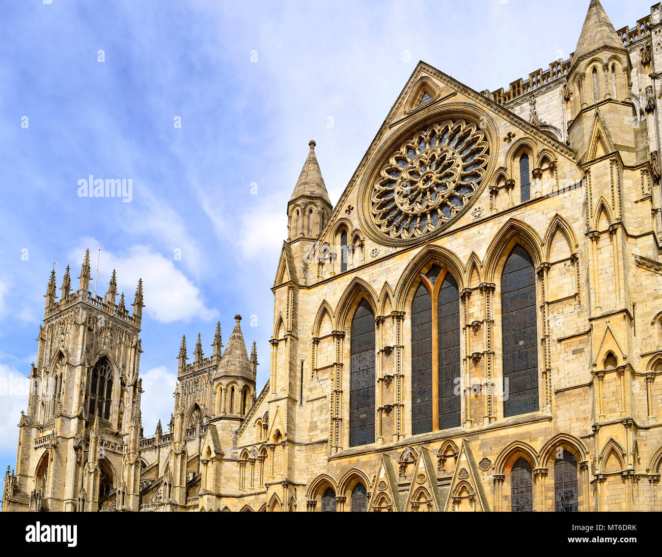 The historical York Minster the cathedral of York Stock Photo - Alamy