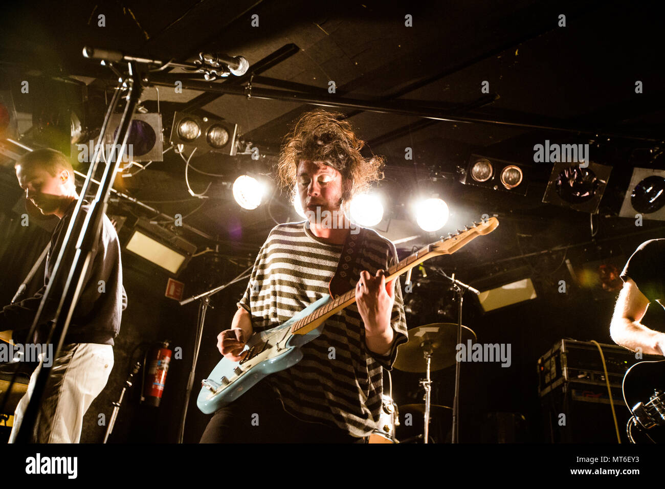Norway, Oslo - May 11, 2018. The Norwegian rock band Lazy Queen ...