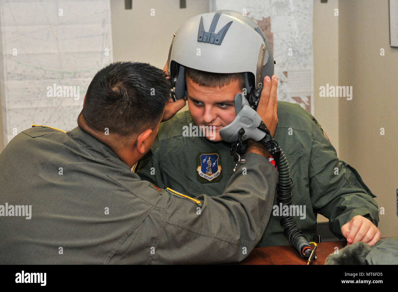 The 121st Air Refueling Wing hosted 15-year-old Chase Fulmer and his ...