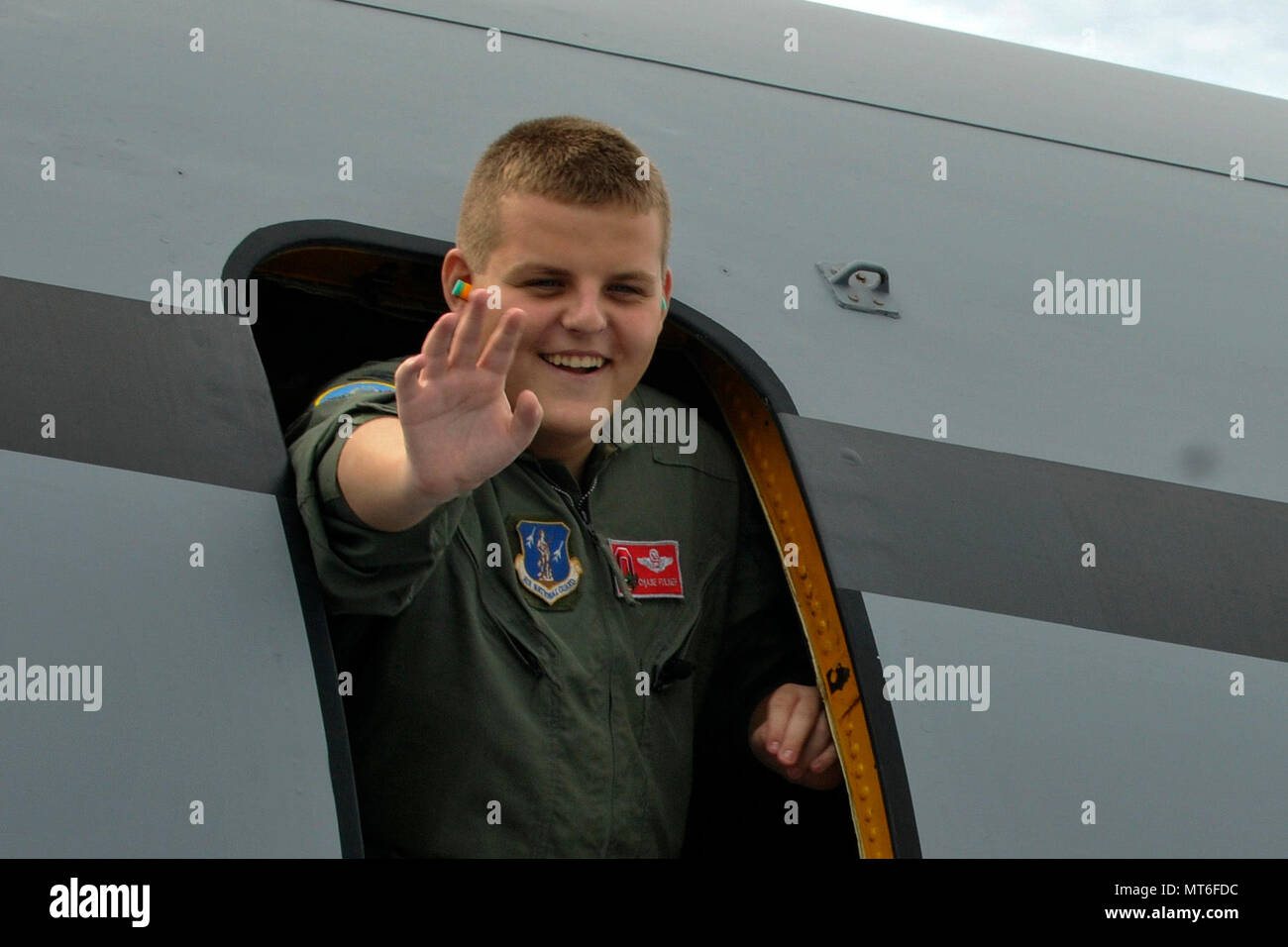 The 121st Air Refueling Wing hosted 15-year-old Chase Fulmer and his ...