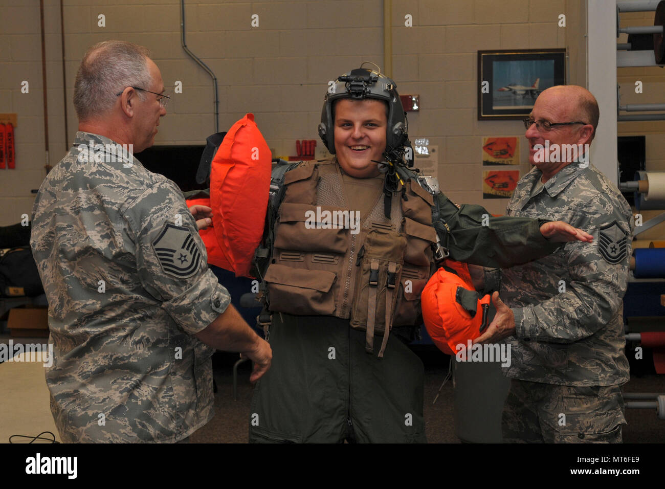 The 121st Air Refueling Wing hosted 15-year-old Chase Fulmer and his ...