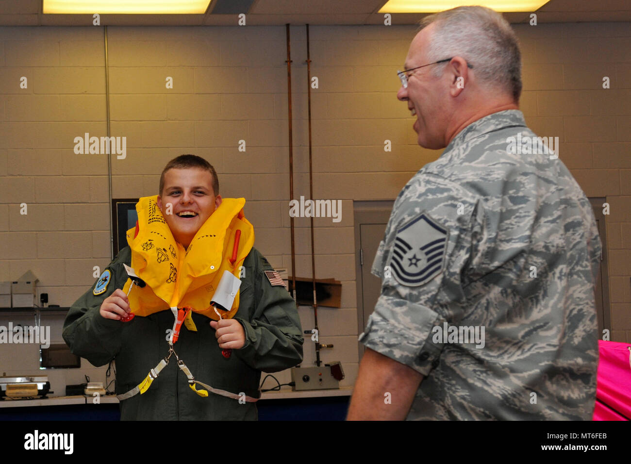 The 121st Air Refueling Wing hosted 15-year-old Chase Fulmer and his ...