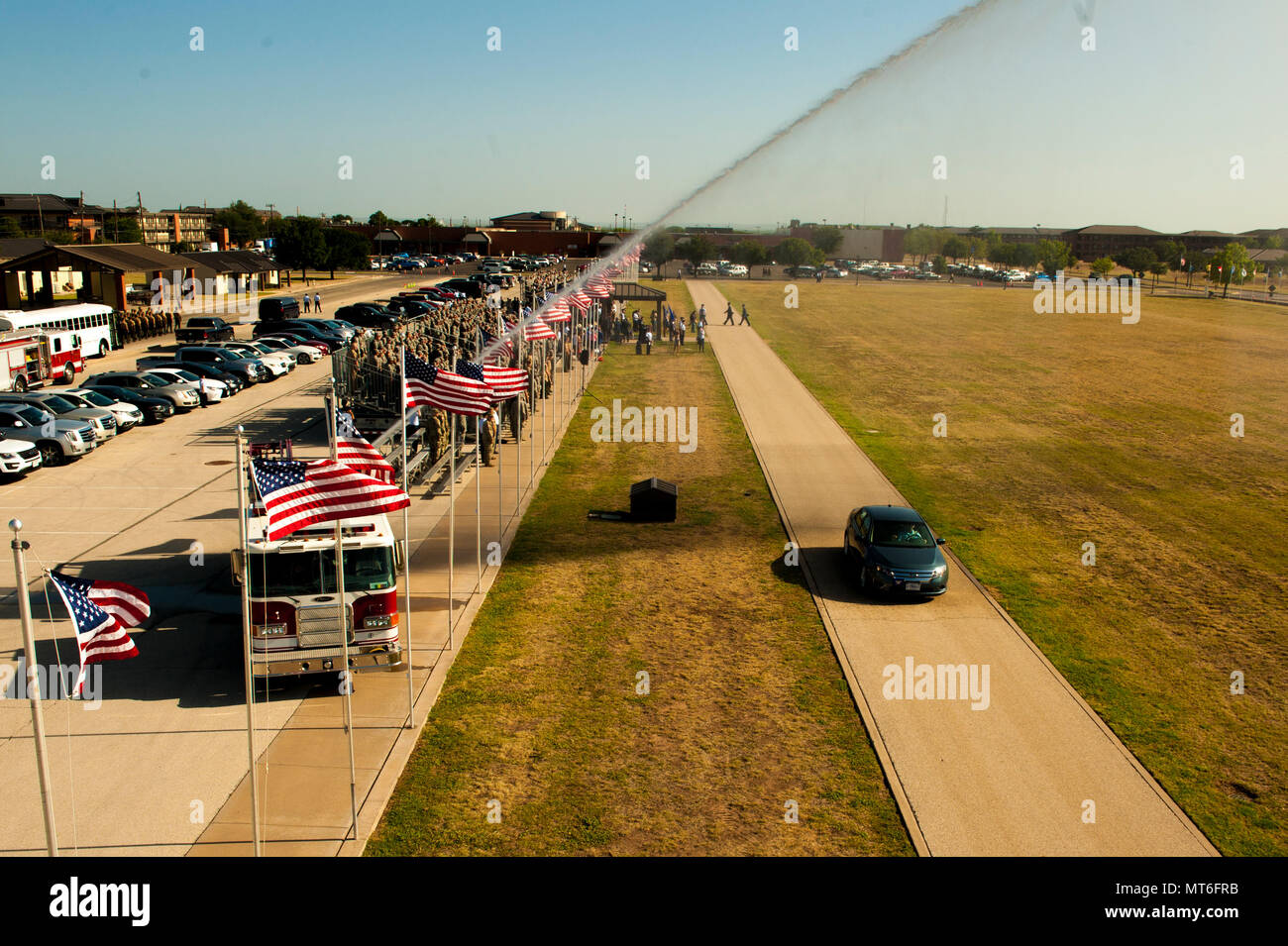 The change of command ceremony is a time honored tradition for the ...