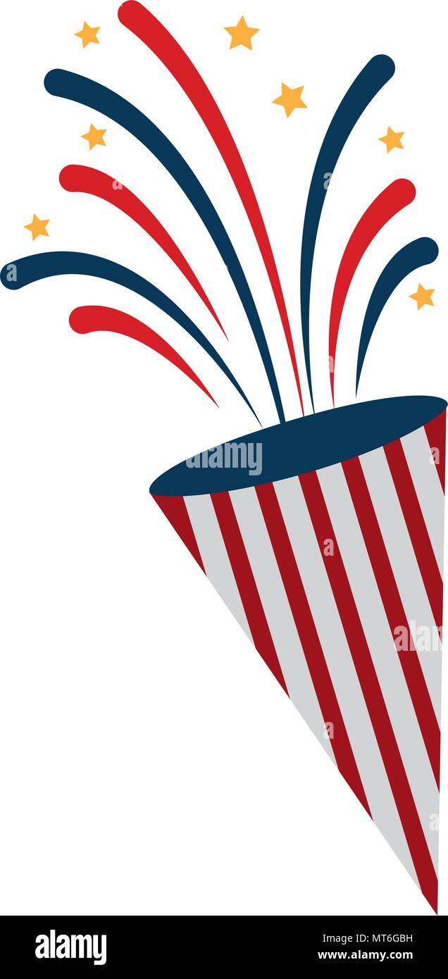 trumpet with fireworks splash vector illustration design Stock Vector ...