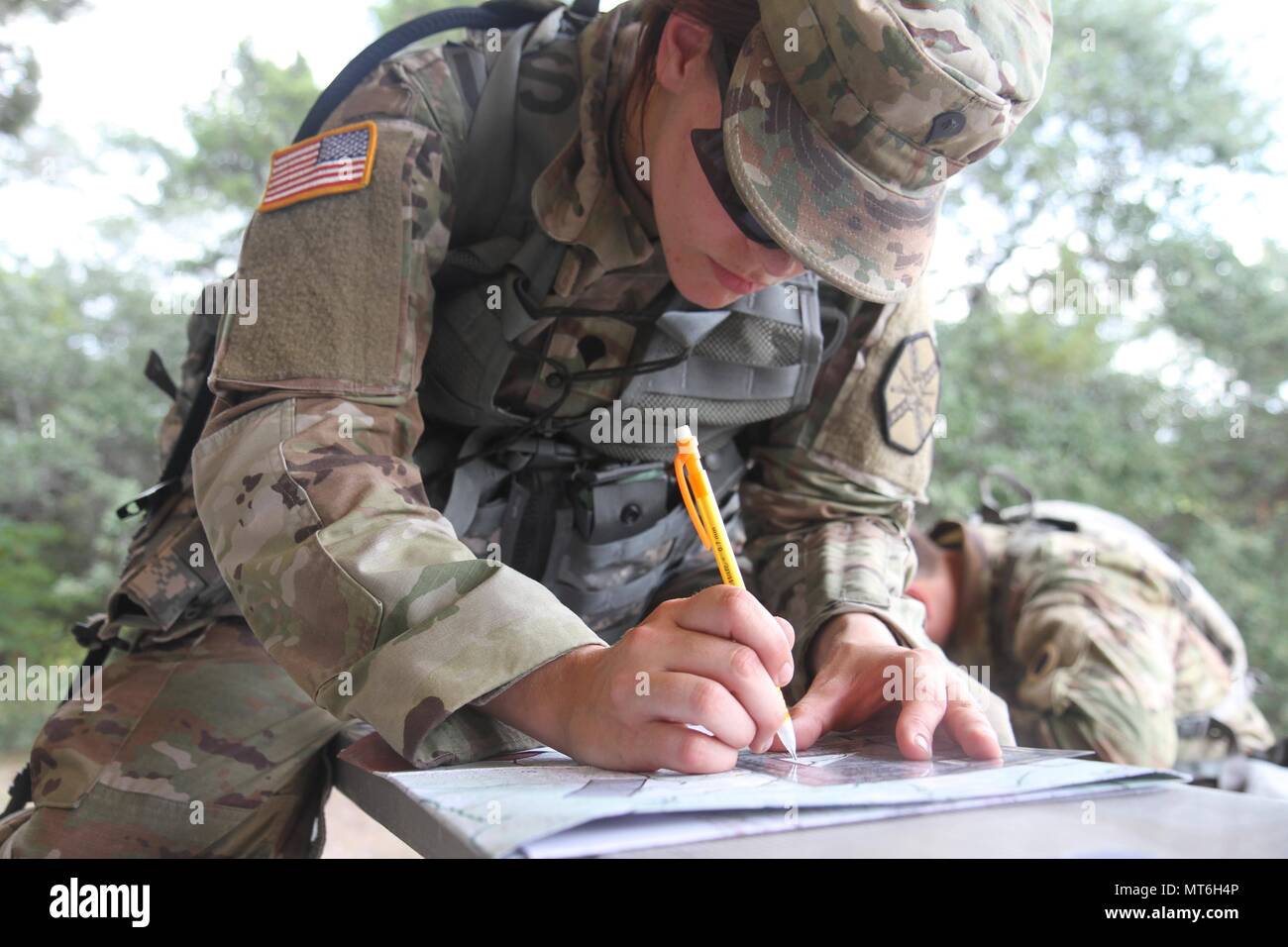 Spc. Lillian Lewis, from Installation Management Command at Fort Riley ...