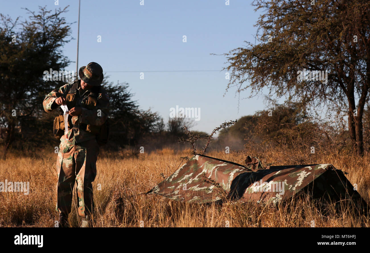 South African National Defense Force Staff Sgt. Shaun Pieters, a ...