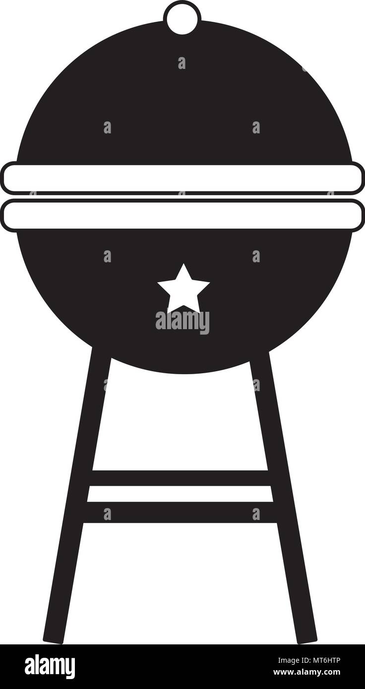 Round bbq Stock Vector Images - Alamy