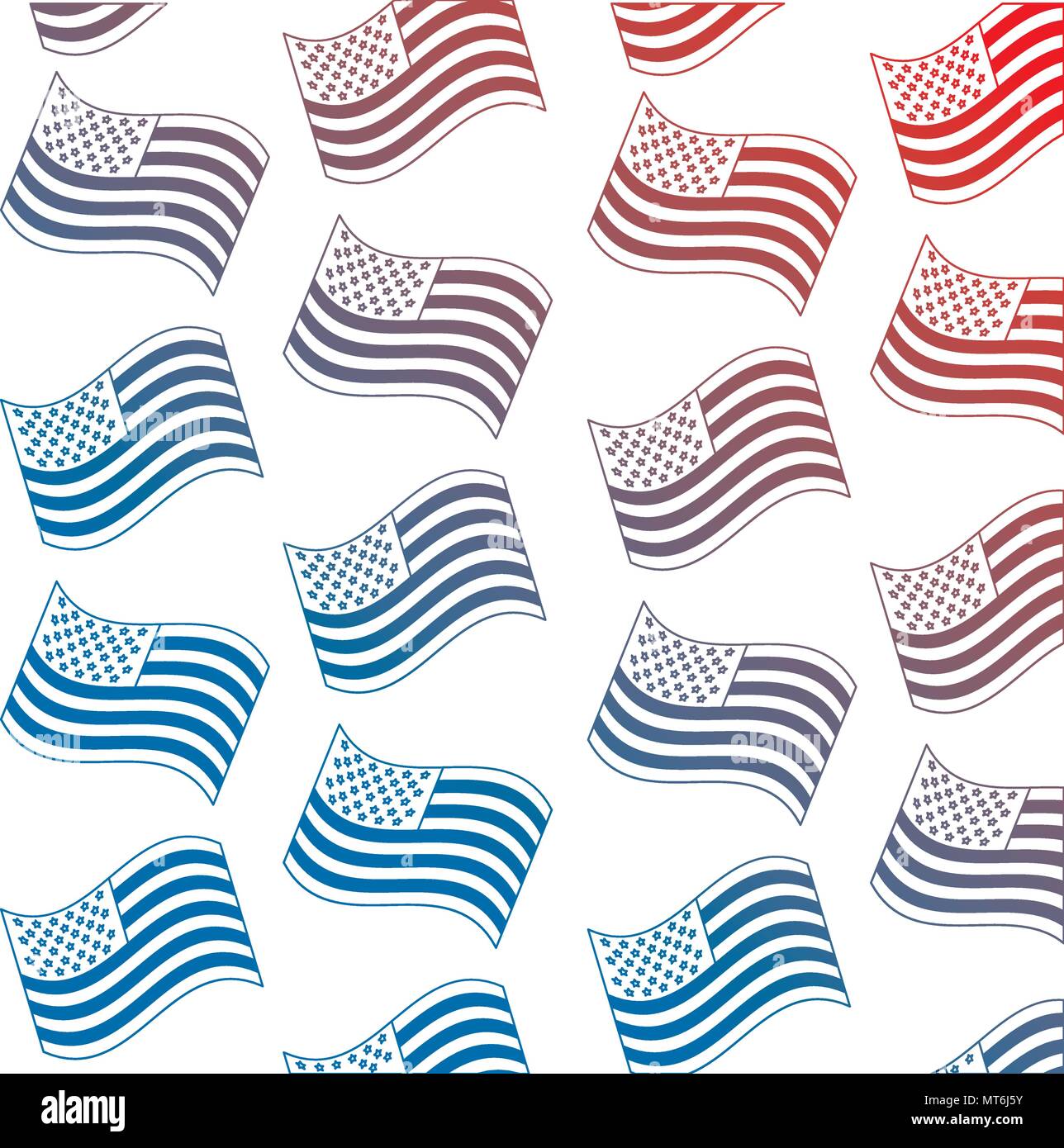 USA flags pattern background vector illustration design Stock Vector Image & Art - Alamy