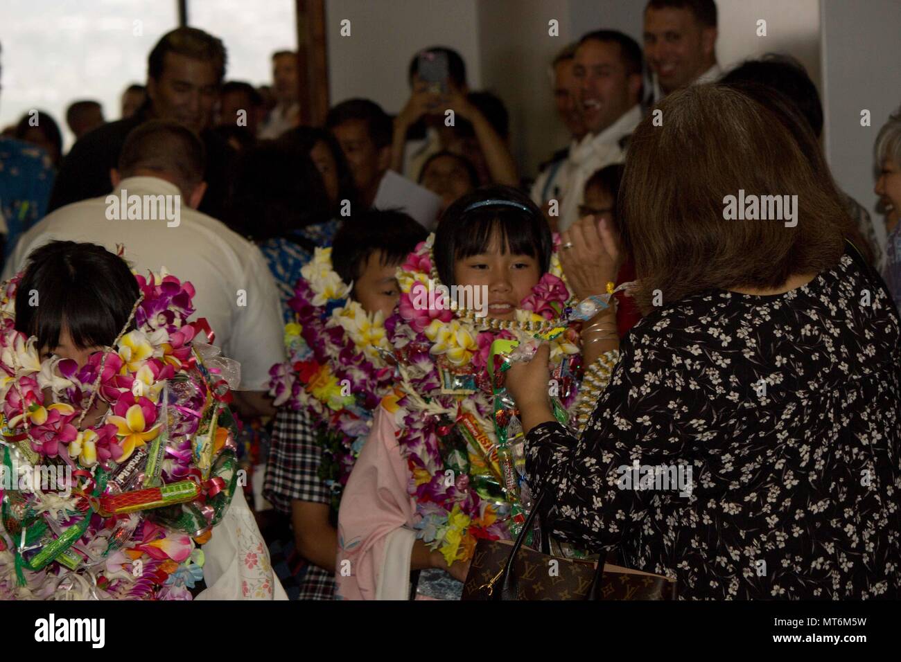 Children from the Holy Family Home orphanage in Osaka, Japan receive ...