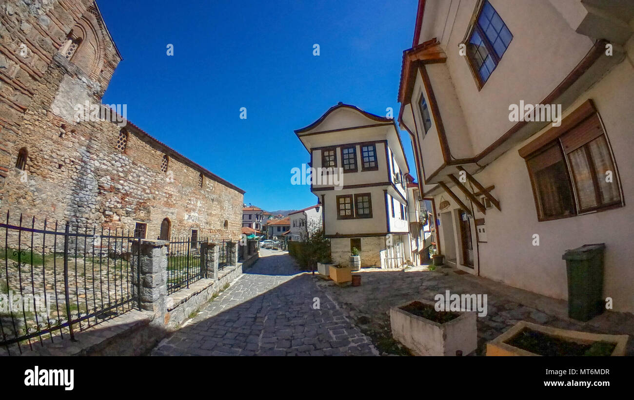 Traditional house in Ohrid – Macedonia Stock Photo - Alamy
