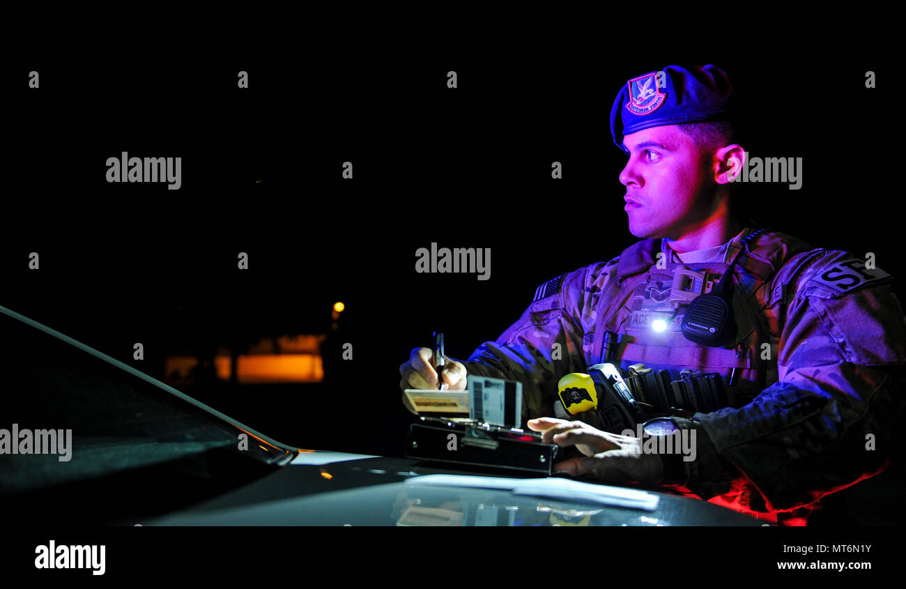 Staff Sgt. Jelani Acevedo-Morales, a patrolman with the 1st Special ...