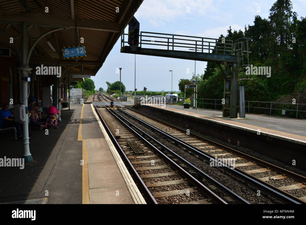 Road crossing at Ford station at Ford in West Sussex Stock Photo - Alamy