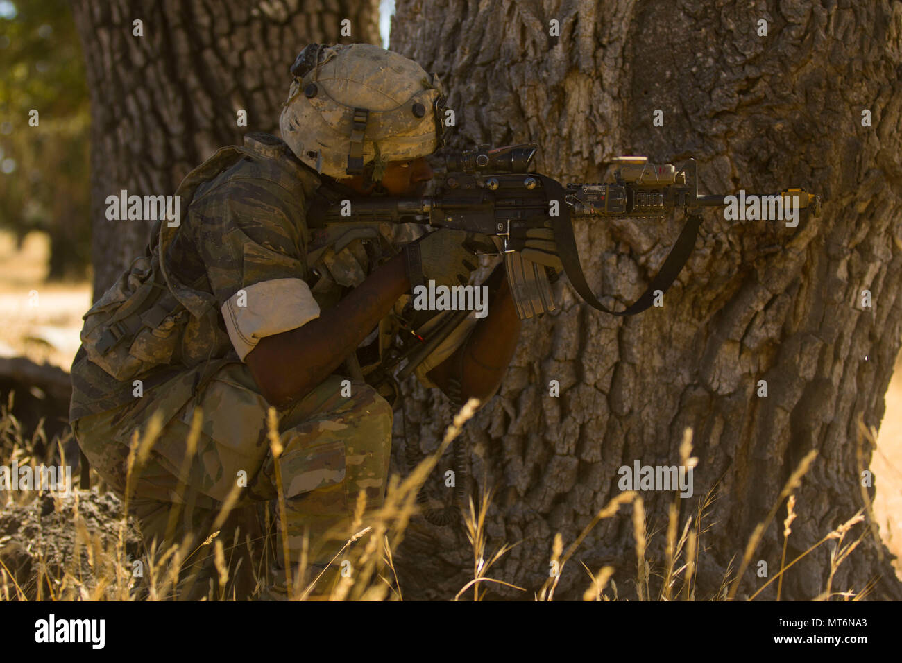 Staff Sgt. Andrew Burke, an infantryman assigned to 5th Battalion, 20th ...