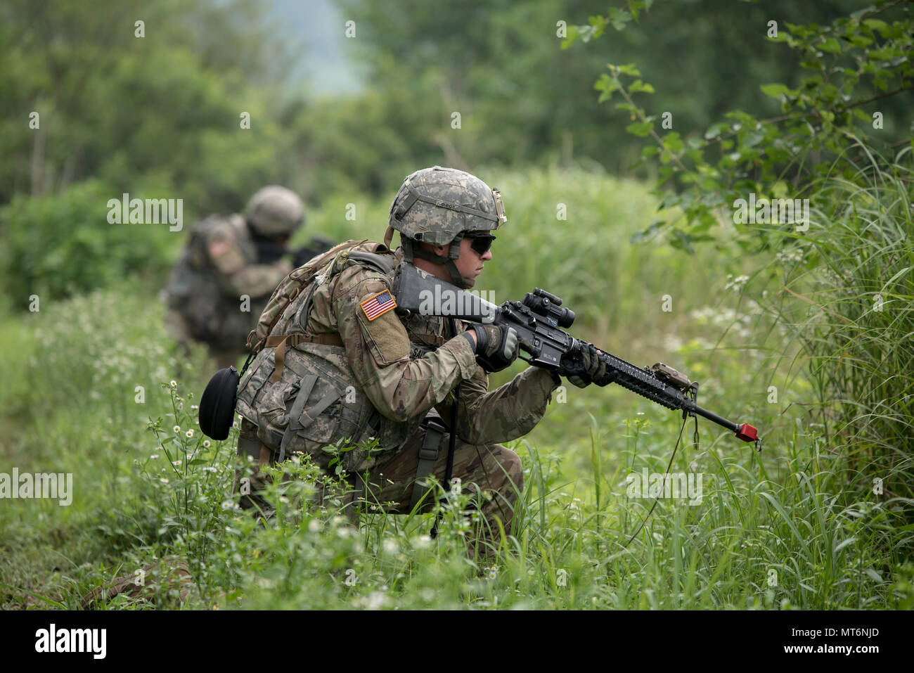 WARRIOR BASE, Republic of Korea: Soldiers from Bravo Company, 8th ...