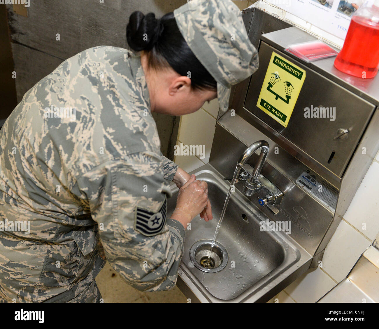 U.S. Air Force Technical Sgt. Alina Ness, non-commissioned officer of ...