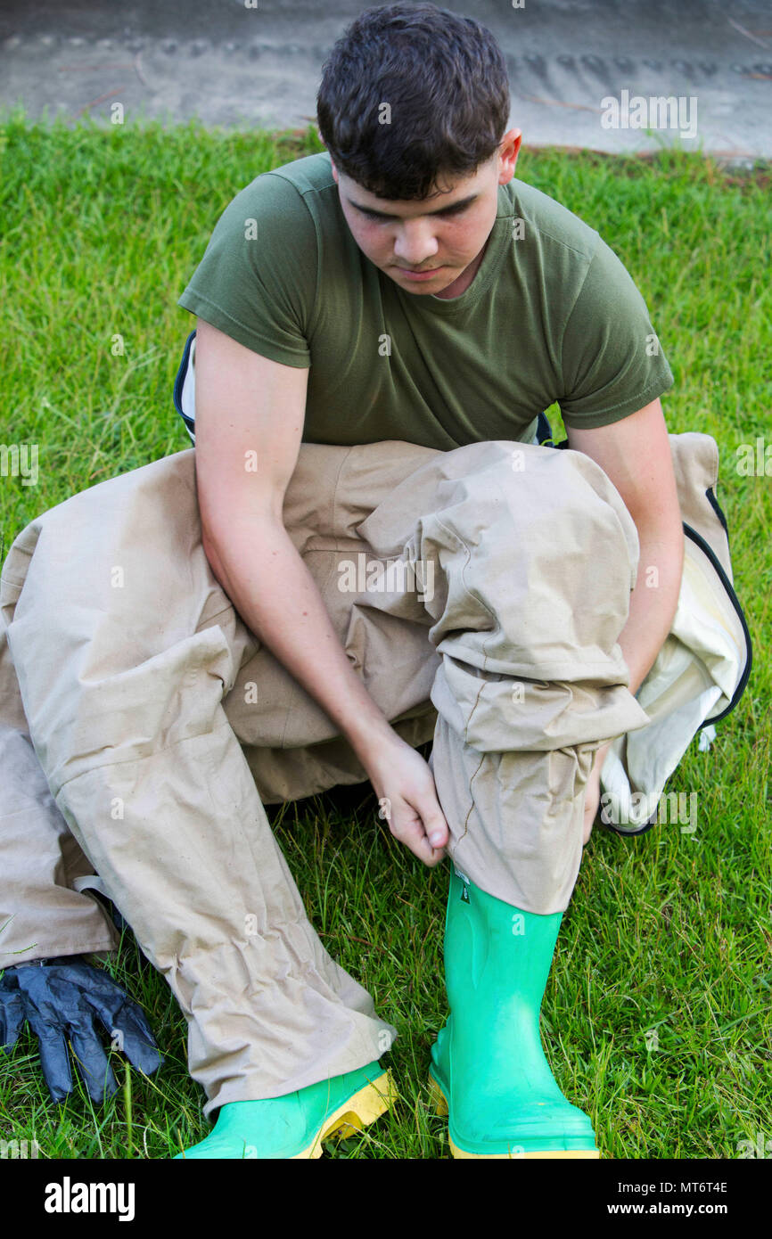 Level c hazardous materials suit hi-res stock photography and images ...
