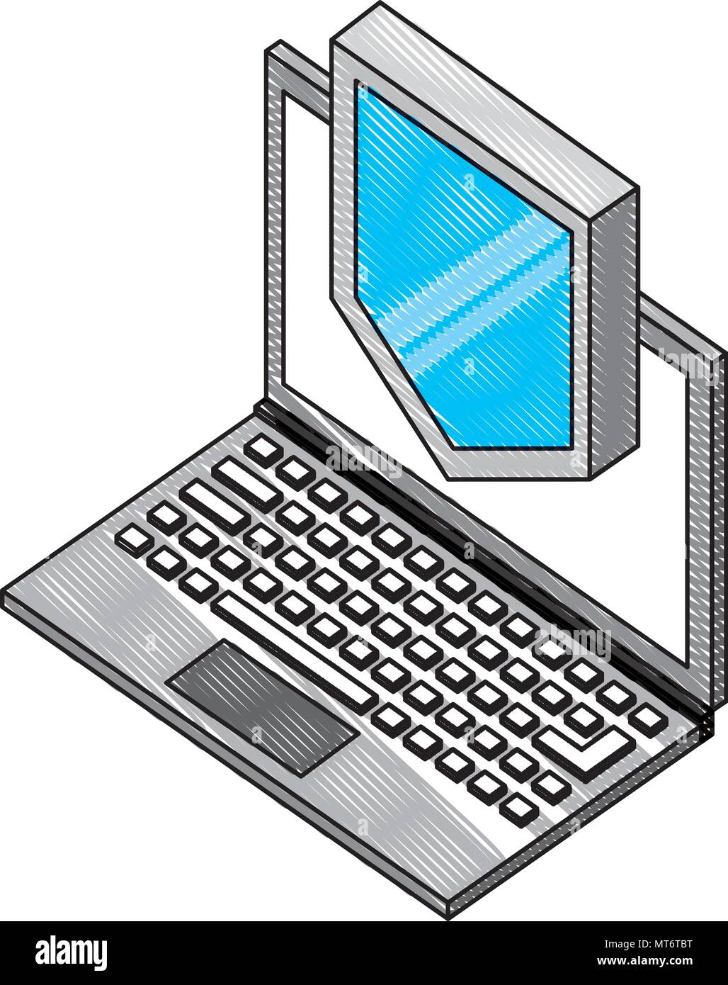 laptop shield protection cyber security isometric vector illustration ...