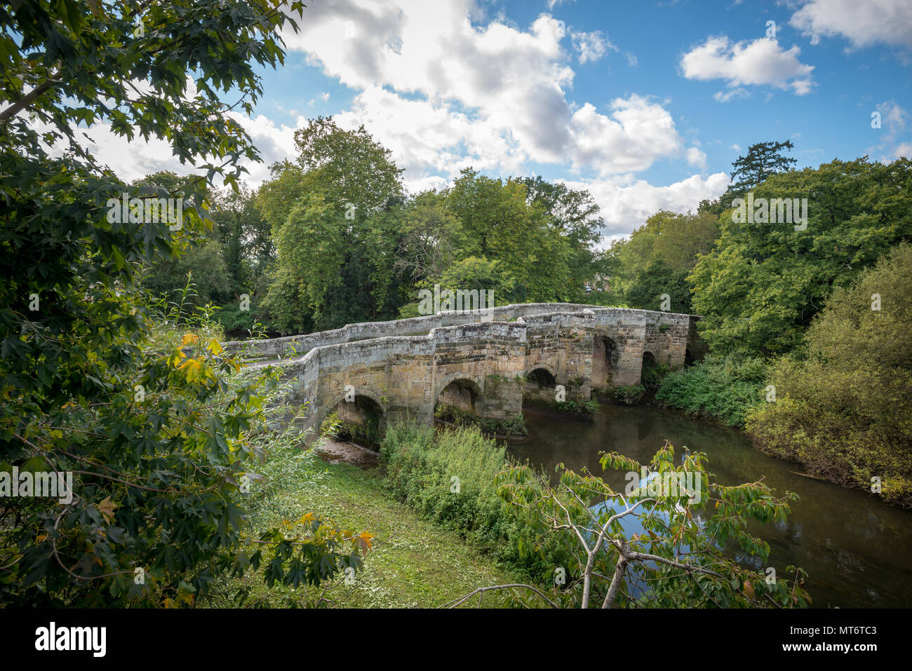 The historical Stopham Bridge situated on the River Arun at Pulborough ...
