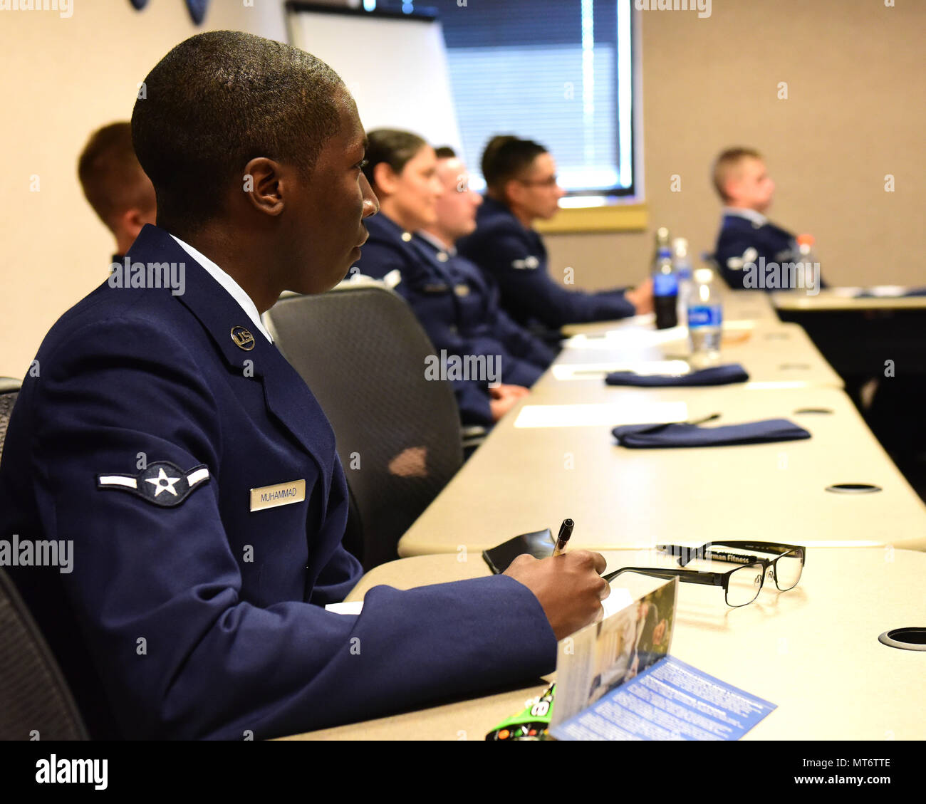 U.S. Air Force Airman Faheem Muhammad, a member of the 509 Aircraft ...