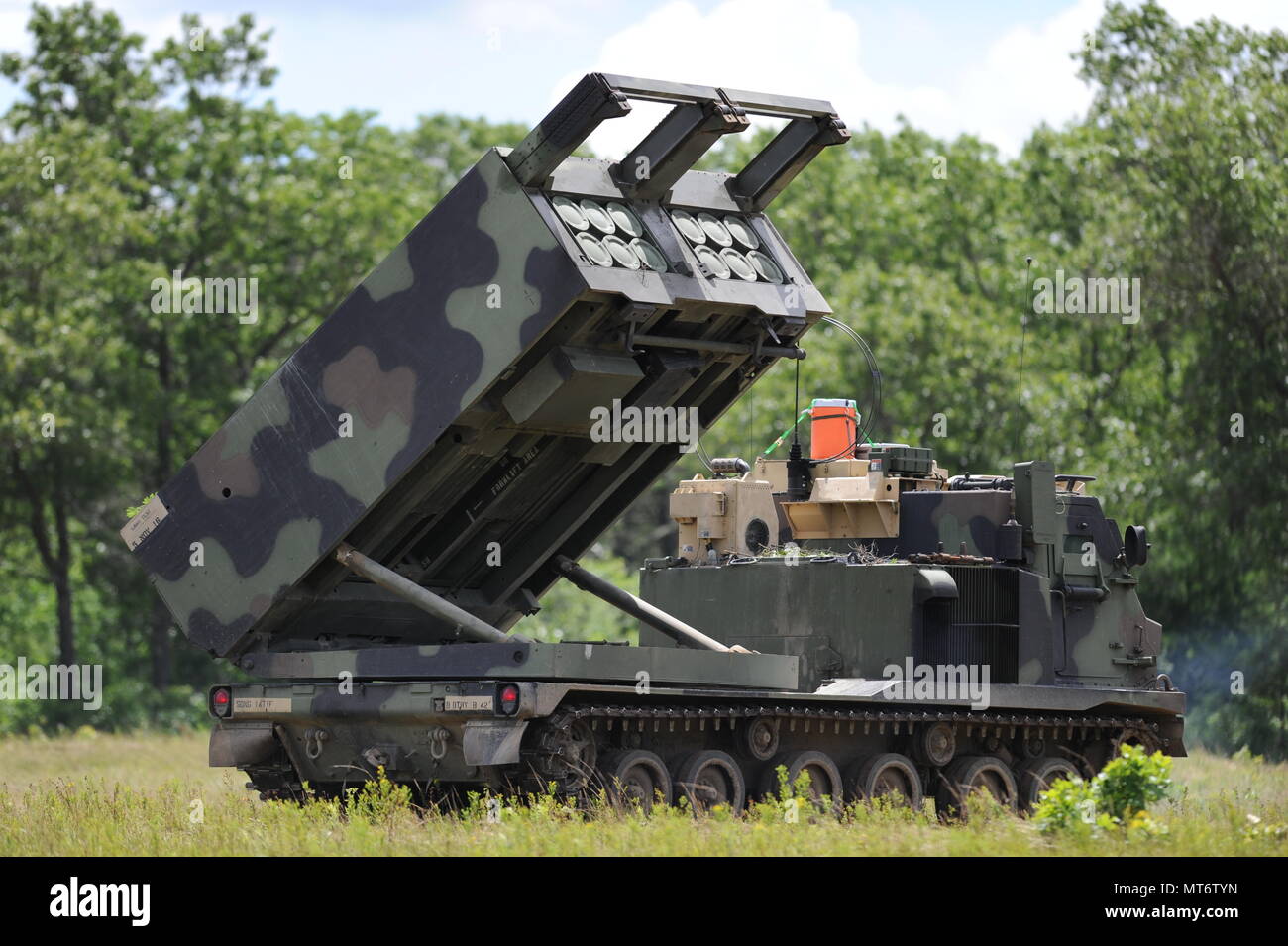 The M270A1 Multiple Launch Rocket System from the Staff Sergeant ...