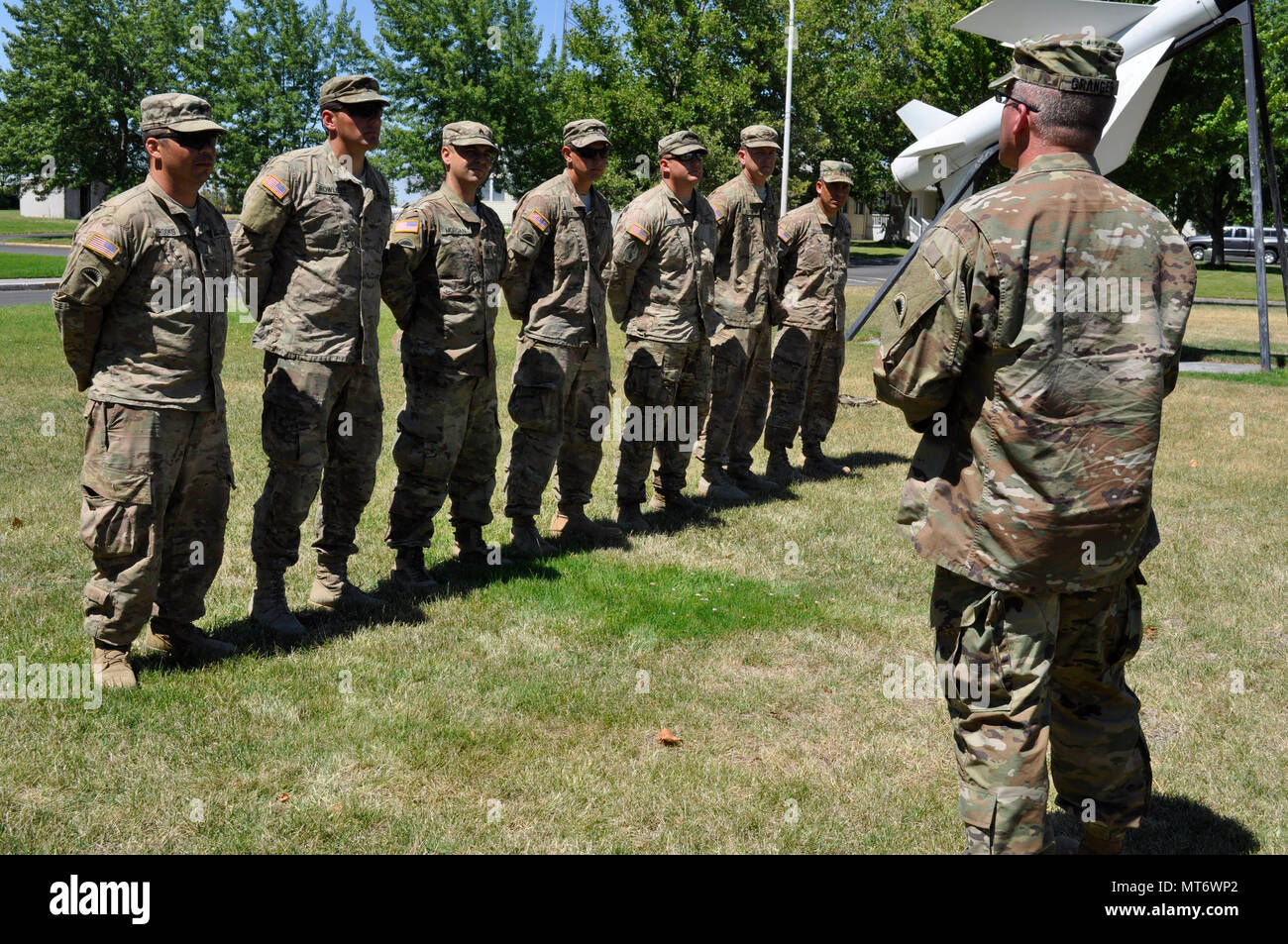 Oregon Army National Guard Lt. Col. Scott Granger, commander of 1st ...