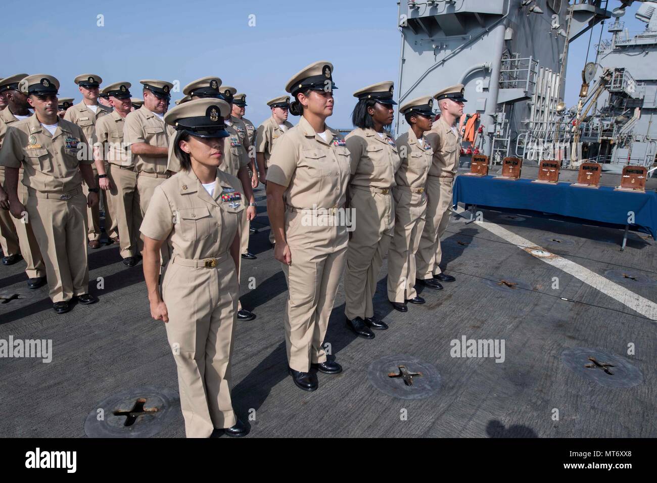 Frocked petty officers hi-res stock photography and images - Alamy
