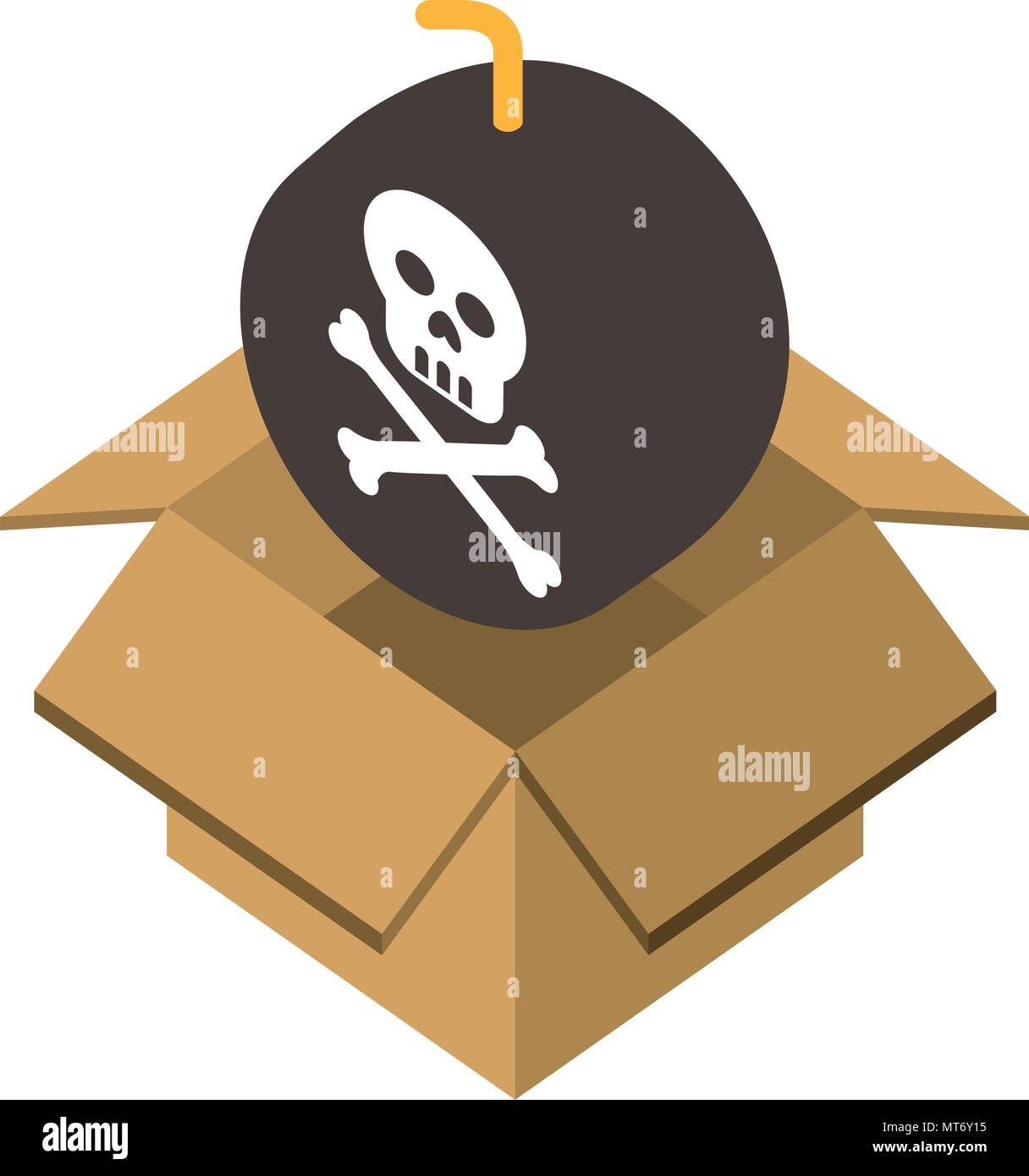 Cardboard skull Stock Vector Images - Alamy