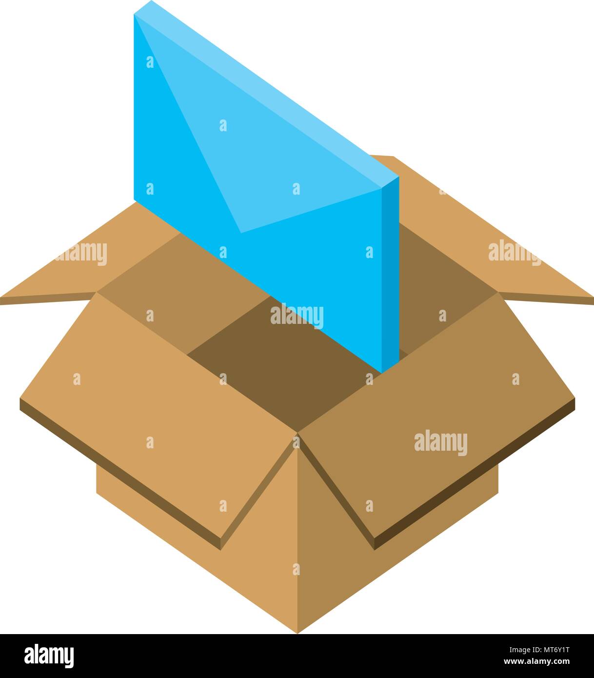 email message in box storage isometric Stock Vector Image & Art - Alamy