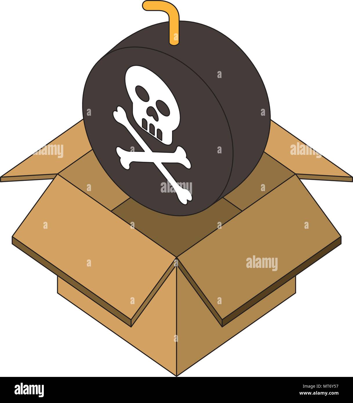 Cardboard skull Stock Vector Images - Alamy